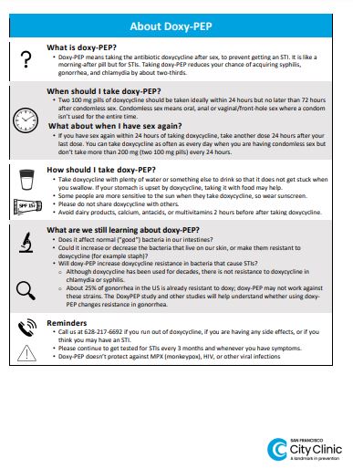 DoxyPEP Resources – Getting to Zero SF